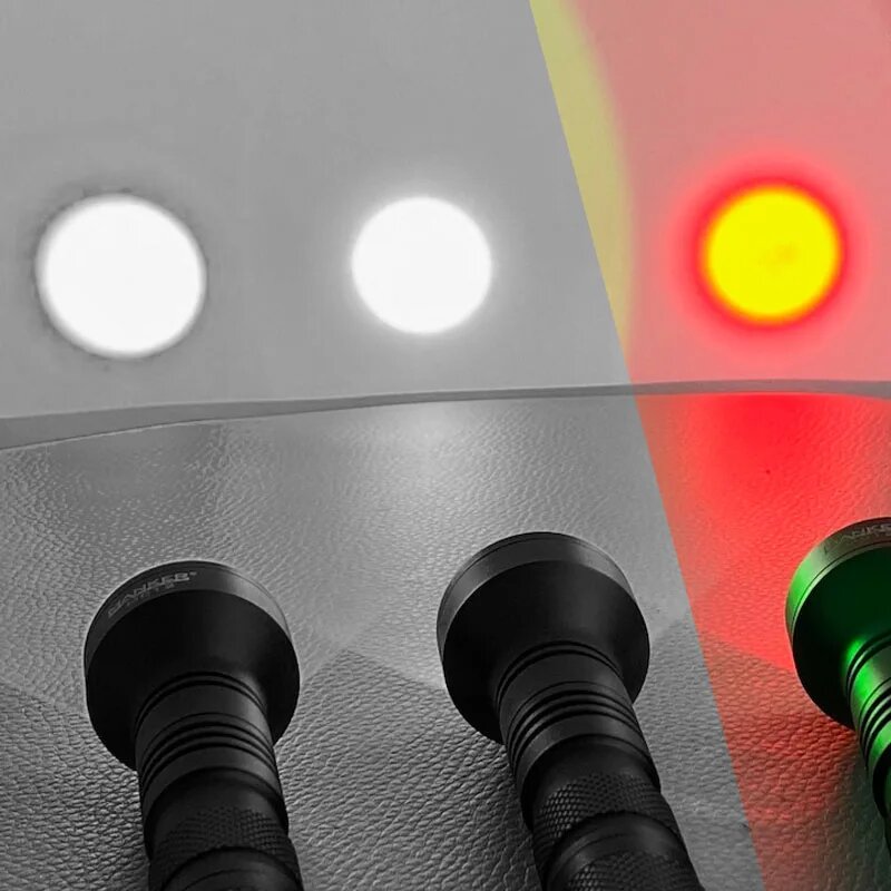 Manker MC12 II трехцветный фонарик