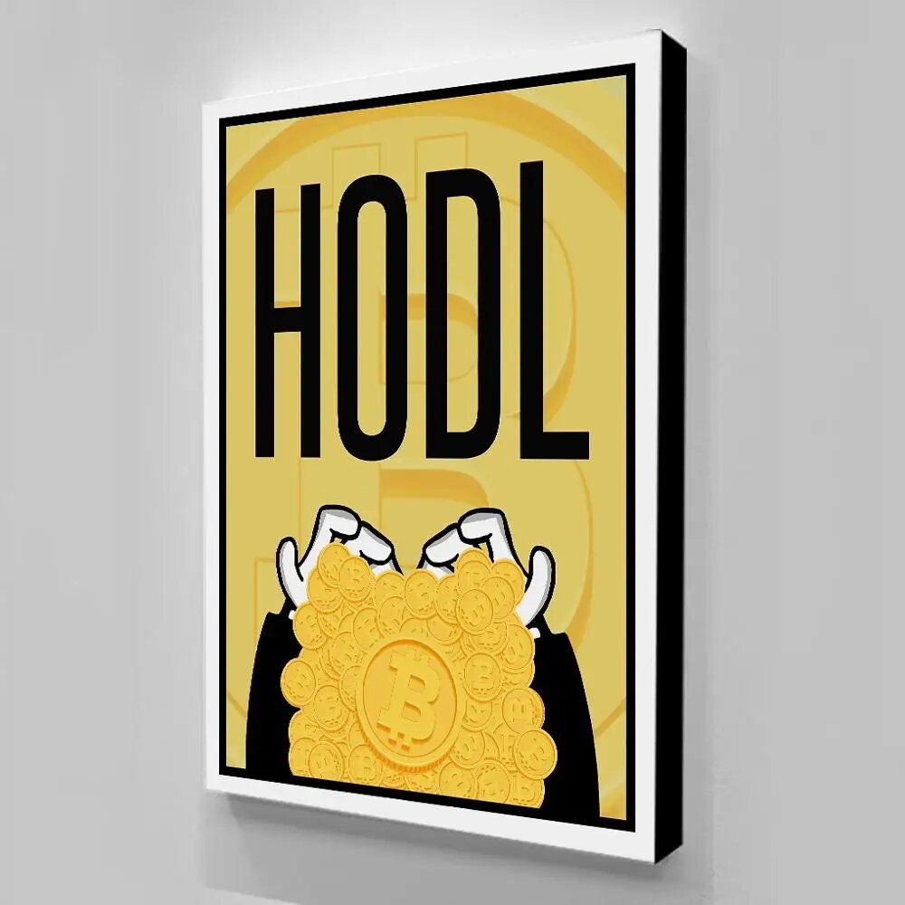 Модульная картина Hodl Bitcoin ReachMani 20x25cm Canvas
