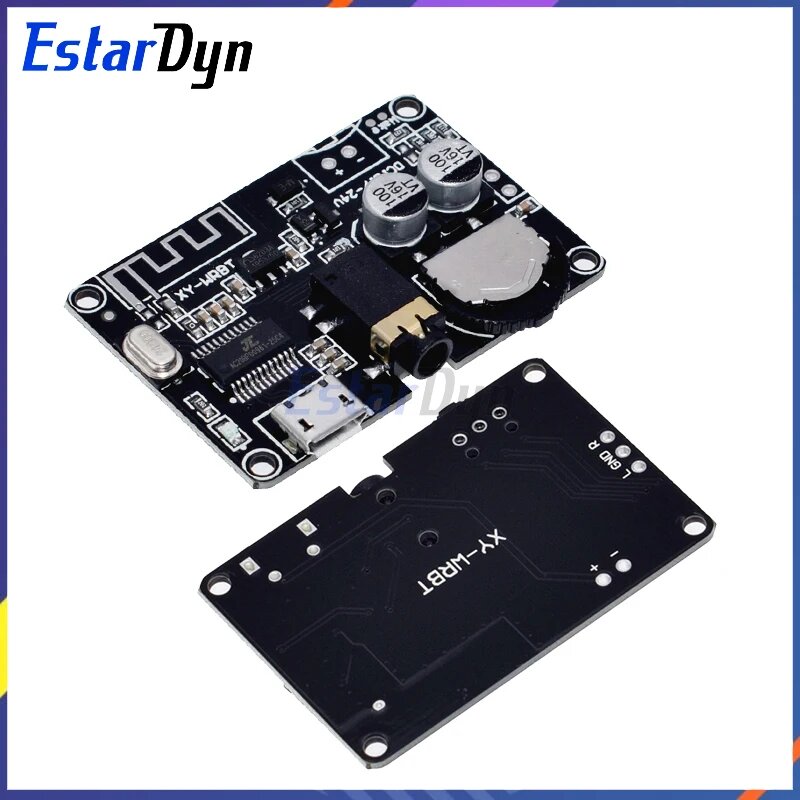 Модуль аудиоприемника Bluetooth 5.0-плата декодера MP3 без потерь, беспроводной стереомузыкальный плеер 3,7 В-24 В для автомобиля/дома XY-WRBT