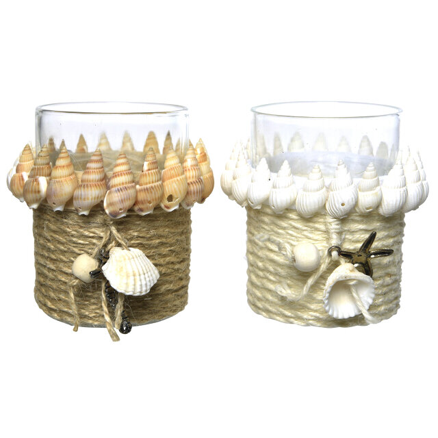 KAEMINGK стеклянный подсвечник D75х80 мм настольный аксессуар для свечей в интерьере дома 1шт