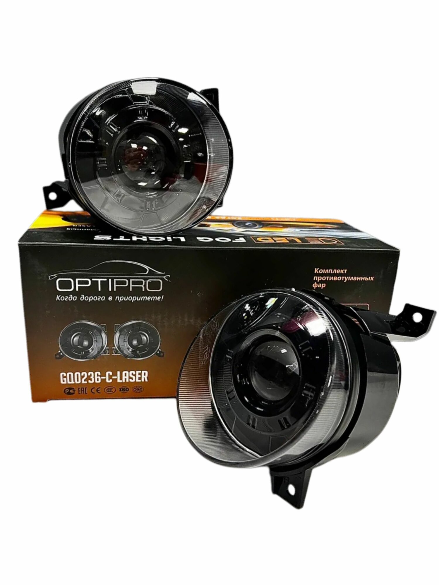 Противотуманные фары 6000k для Volkswagen Polo sedan, Jetta 5, Golf Plus, Caddy, Tiguan, Amarok, Passat CC / противотуманные лед туманки