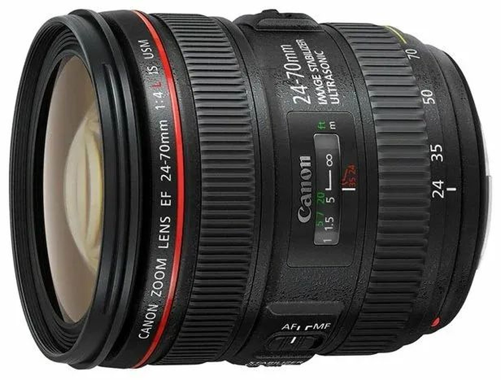 Объектив Canon EF 24-70mm f/4L IS USM, профессиональный, для полнокадровых камер, черный