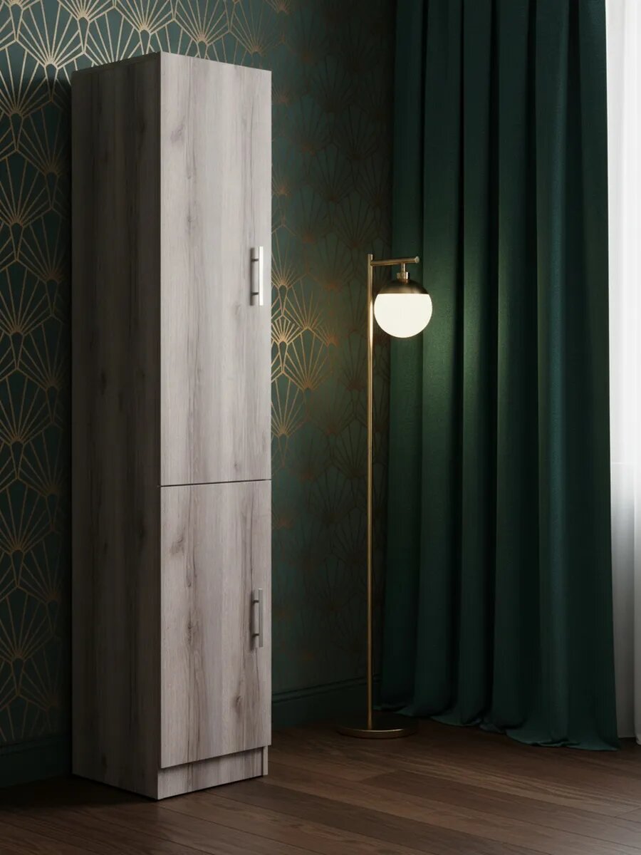 Для одежды пенал шкаф FRESTER в прихожую деревянный с полками, от производителя