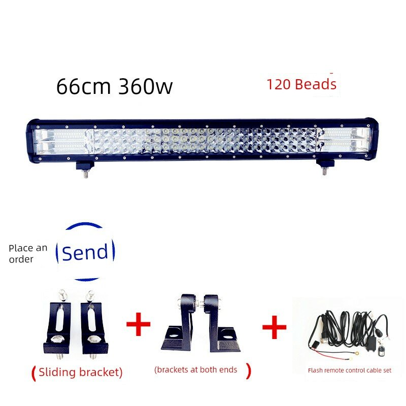 Светодиодные прожекторы для автомобиля 12В 24В, универсальные, для модификации решетки радиатора грузовика,