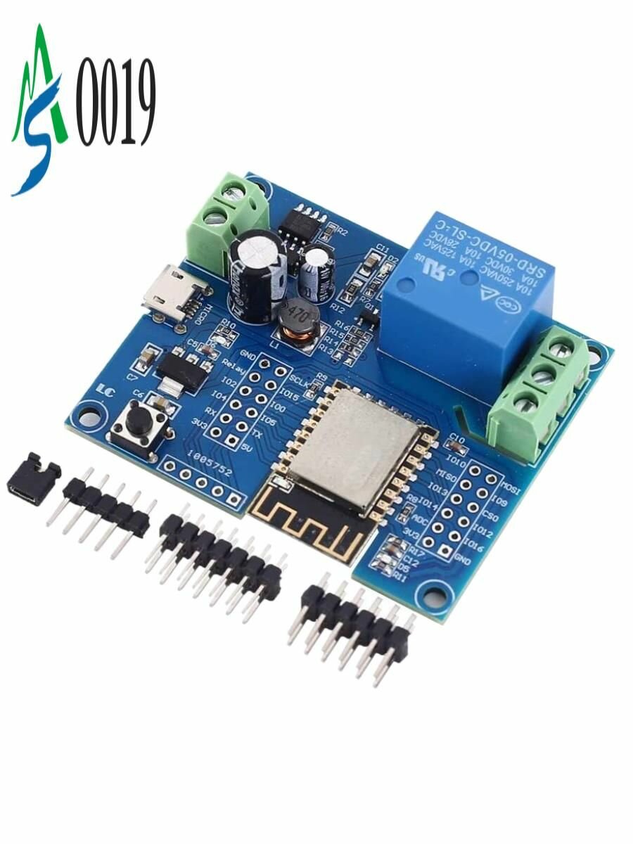 (V F B H) Модуль релейного контроллера WIFI, DC 5V 8V-80V ESP8266 беспроводного ESP-12F совместим с приложения IOT Smart Home