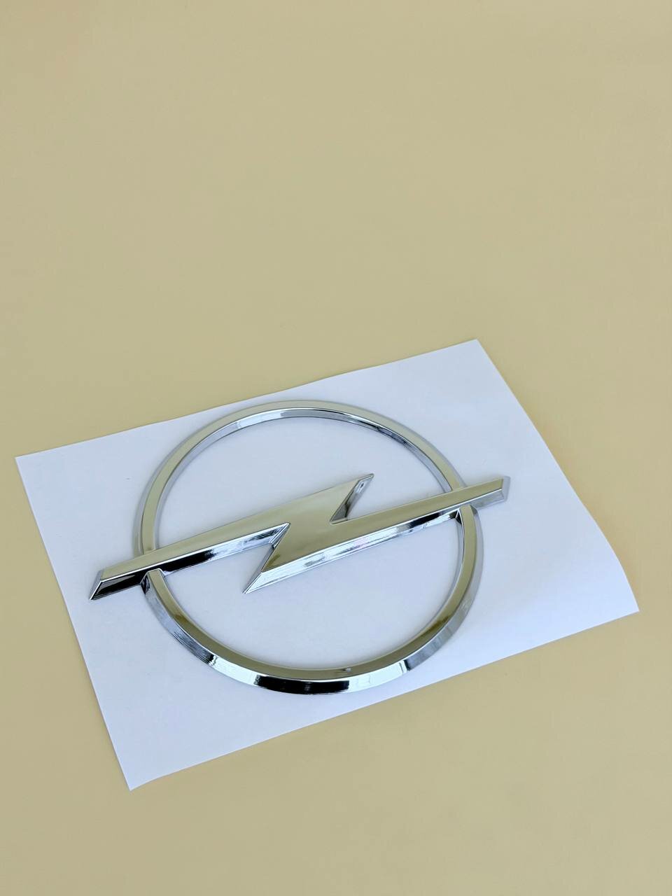 Эмблема значок на Опель Астра 145мм Хром