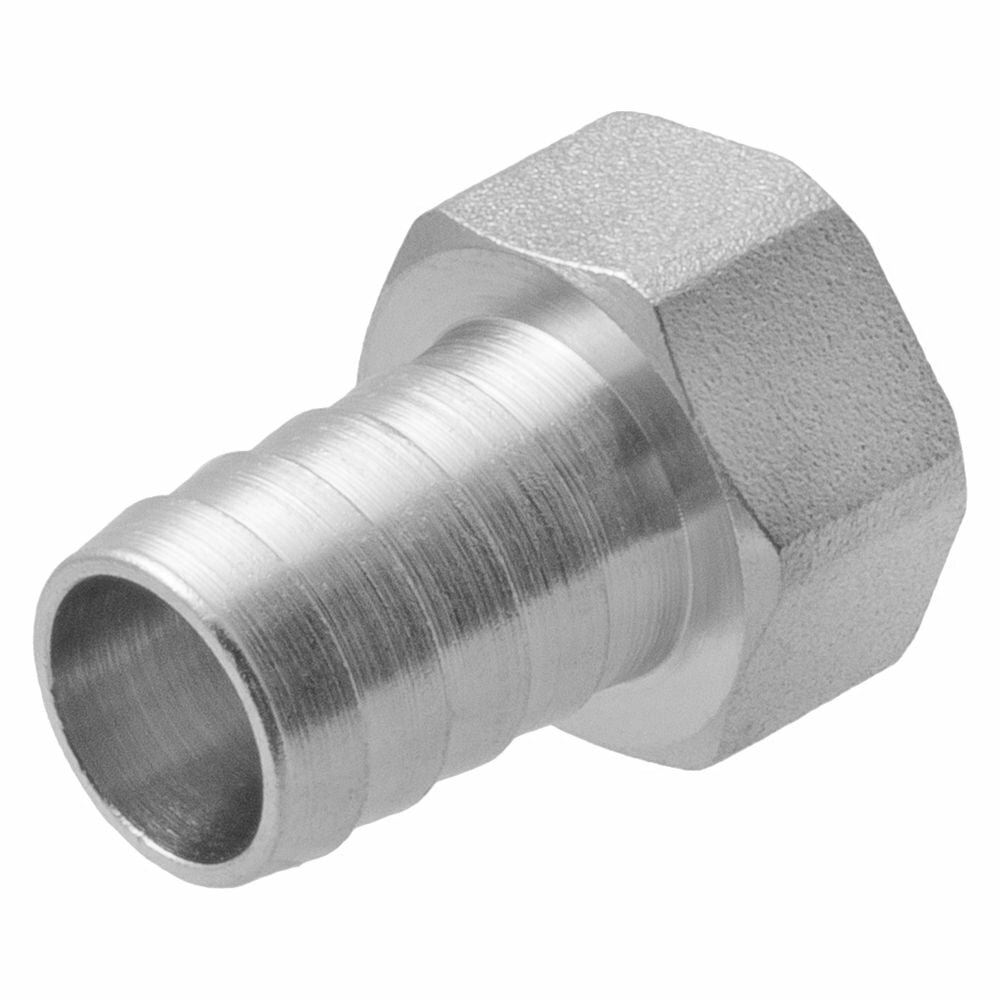 Штуцер для шланга MasterProf 1/2" в х 16 мм, латунный никелированный MP-У ИС.070641