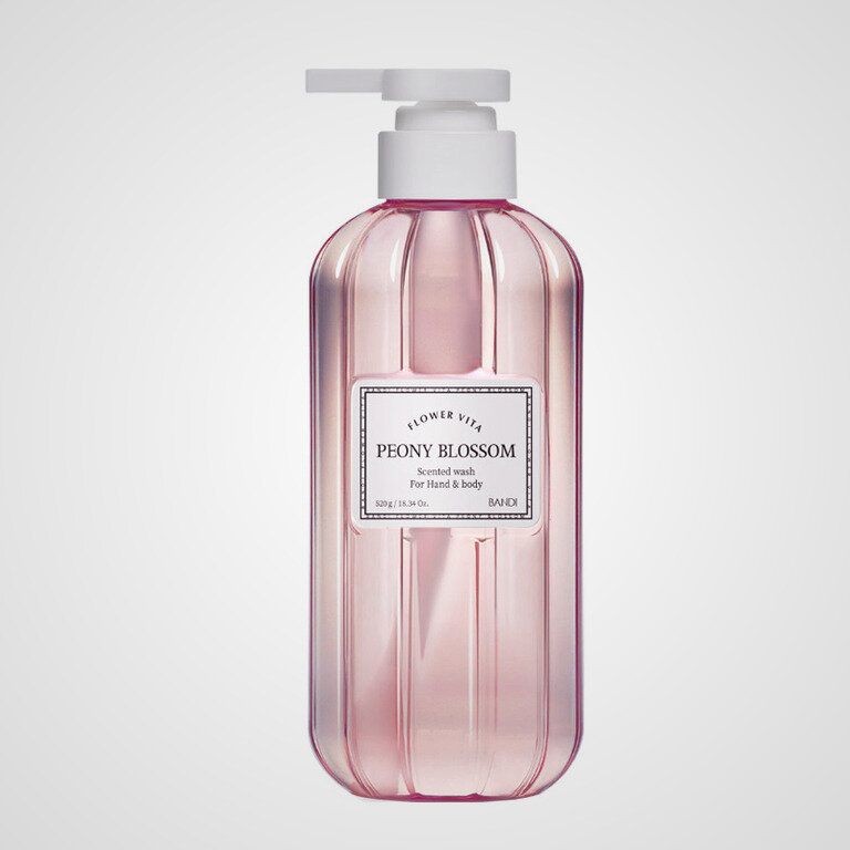 Гель для душа Пион 520 гр BANDI Flower Vita Essence Body Wash EX Peony Blossom Гель 520 гр