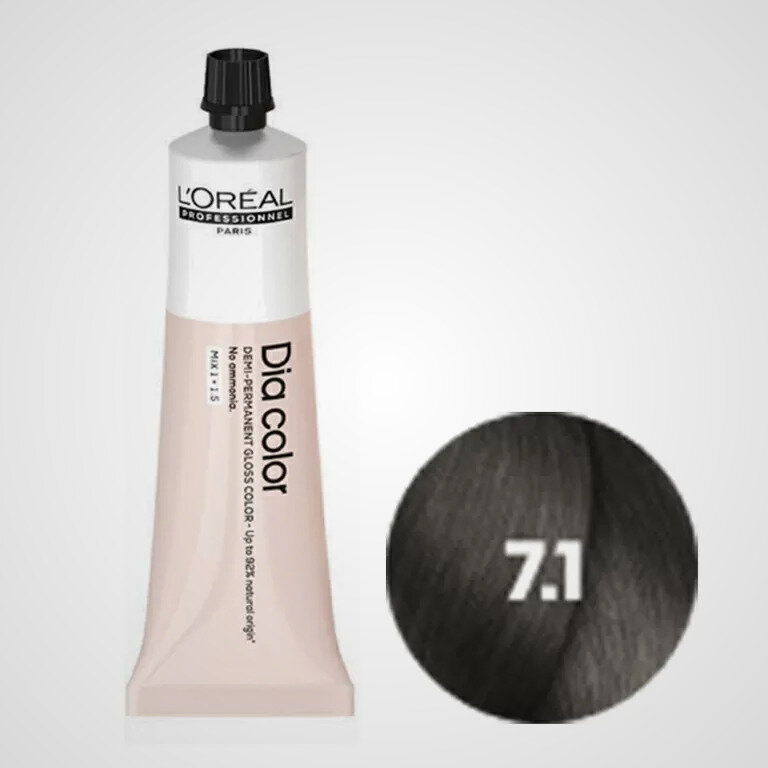 Краска для волос Dia Color 7.1 60 мл L'Oreal Professionnel Dia Color Краска 60 мл