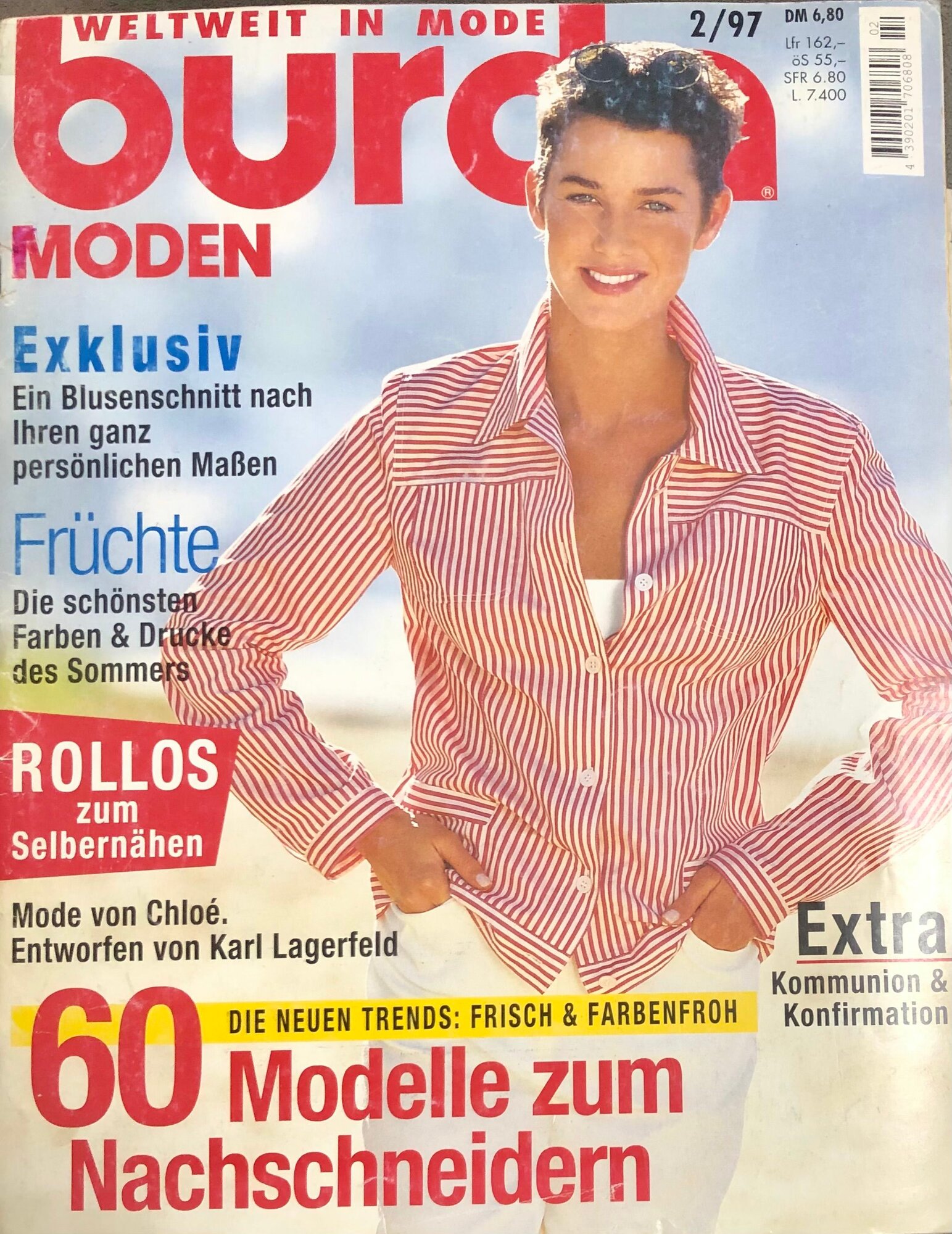 Журнал Бурда (Burda Style) № 2 1997 год на Немецком # 82