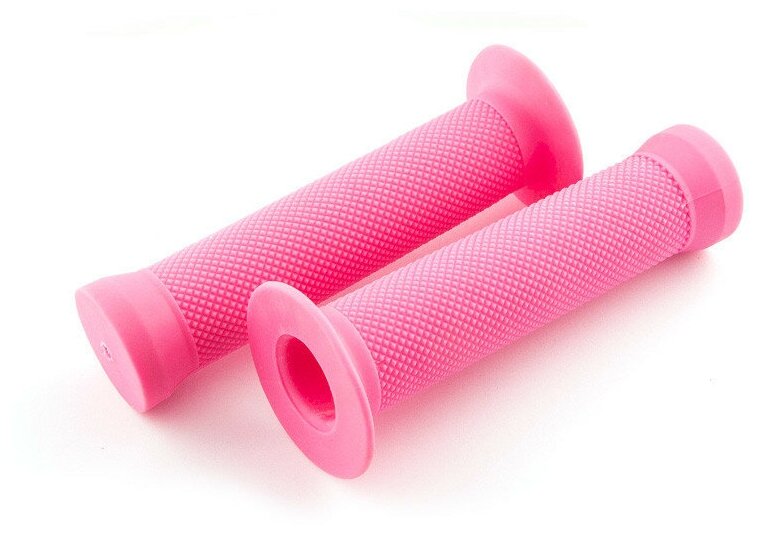 Ручки . С83 на руль 3-460 резиновые BMX 135мм торцевая защита + защита от проскальзования розовые CLARK`S