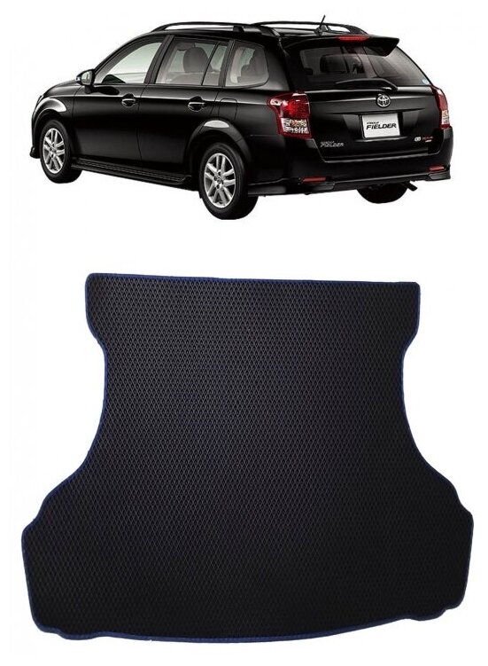 Toyota Corolla Fielder правый руль NKE 165 2012 - 2015 коврик в багажник EVA Smart Коврик в багажник