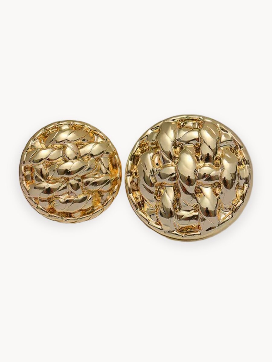 Набор пуговиц декоративных золотистых