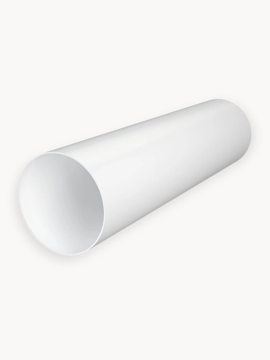 Воздуховод круглый 160мм, ERA 16ВП длина 50 см, пластик белый