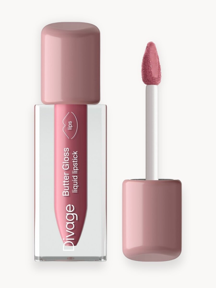 DIVAGE Помада для губ жидкая сатиновая Butter Gloss Liquid Lipstick, 3 мл, 05