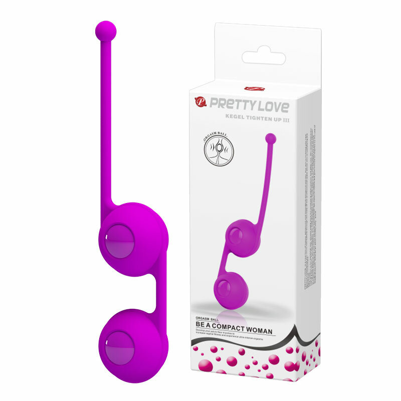Вагинальные шарики Pretty Love Kegel Tighten Up III, фуксия