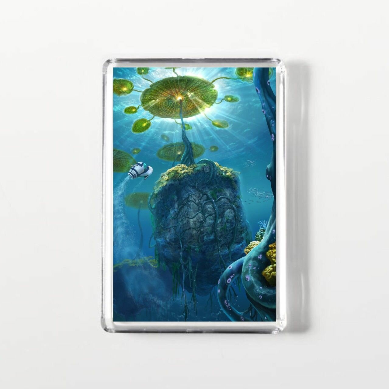 Магнит акриловый прямоугольный Mewni-Shop Subnautica, Сабнатика - 0003