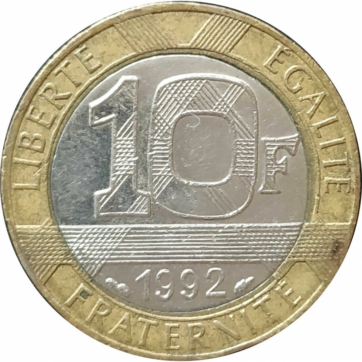 10 франков 1992 Франция из оборота