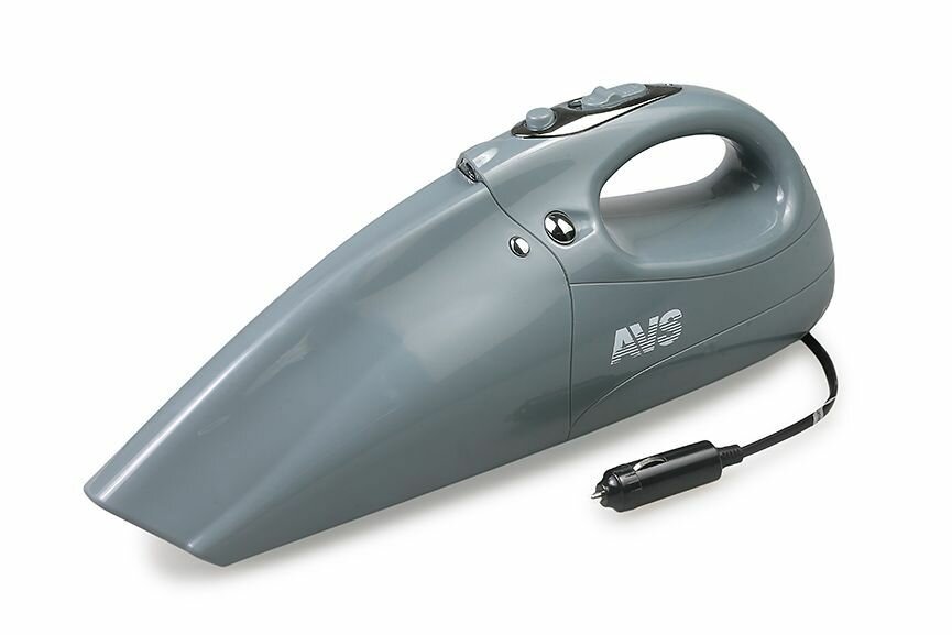 Пылесос автомобильный от прикуривателя 12В с фонариком AVS PA-1020 (3 насадки) технология "Циклон"