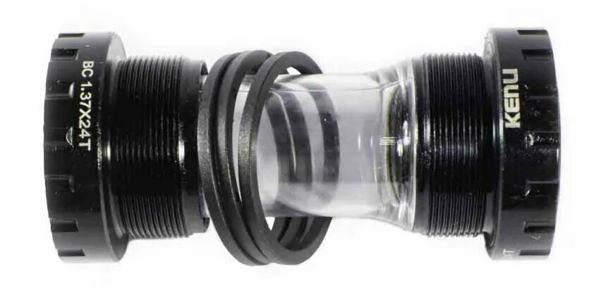 Каретка KENLI KL-110A, внешние подшипники, HOLLOWTECH2, 68-73 мм