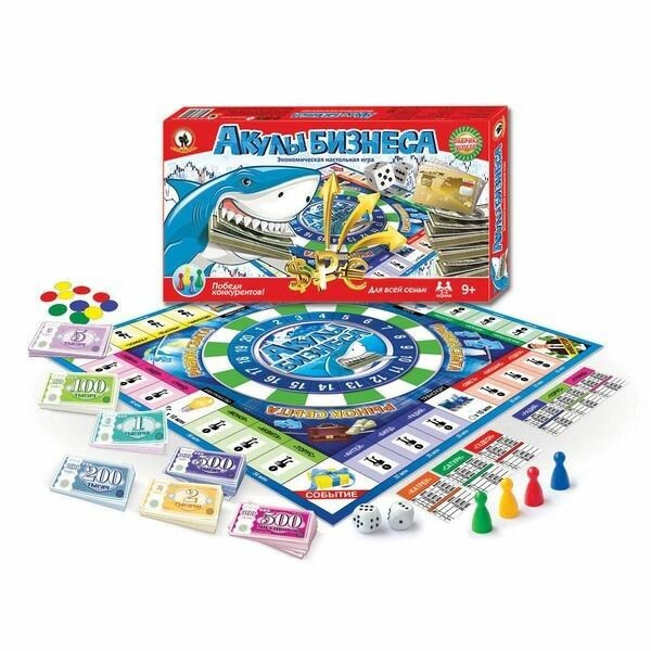 Настольная игра экономическая Акулы бизнеса