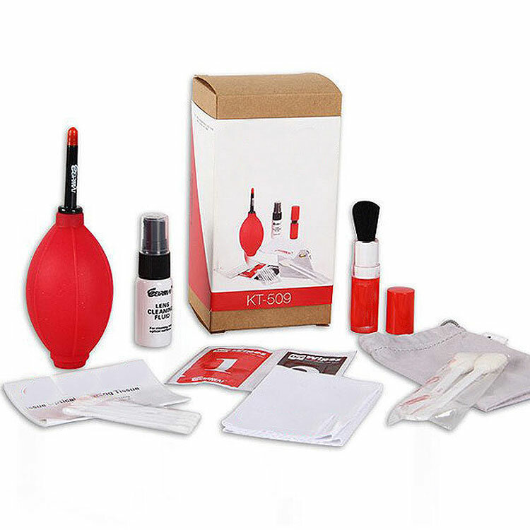 Набор 9-в-1 для чистки оптики EirMai KT-509