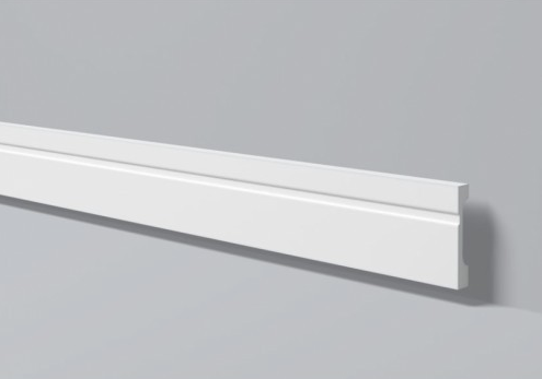 Плинтус NMC Belgium напольный белый высокий дюрополимер NMC FD11