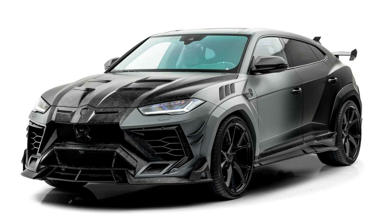 Картина на холсте 60x110 LinxOne "Автомобили lamborghini mansory" интерьерная для дома / на стену / на кухню / с подрамником