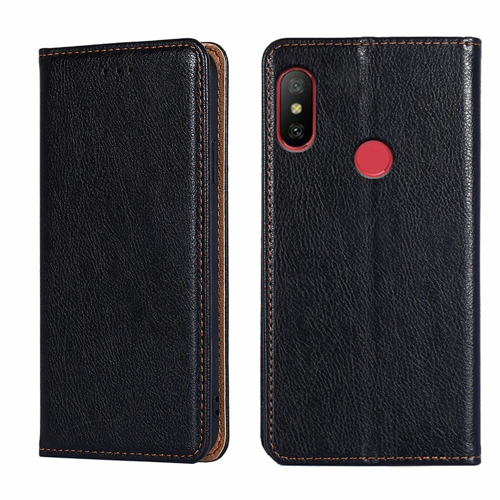 Чехол-книжка MyPads для Xiaomi Redmi Note 6 Pro / Сяоми Редми Ноте 6 Про (черный)