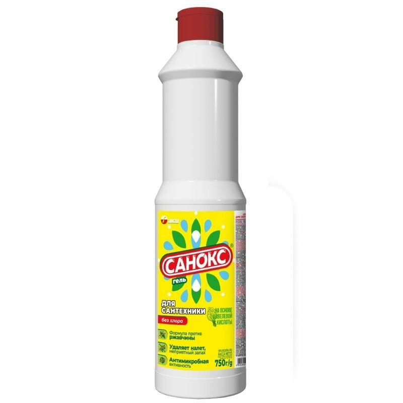 Средство для сантехники санокс, гель, 750 г