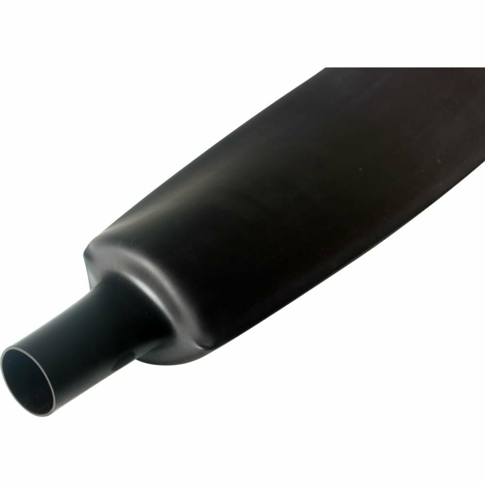Термоусадочная трубка REXANT ТУТнг 50.0/25.0 мм, 1м, 10 шт, черная 25-0006