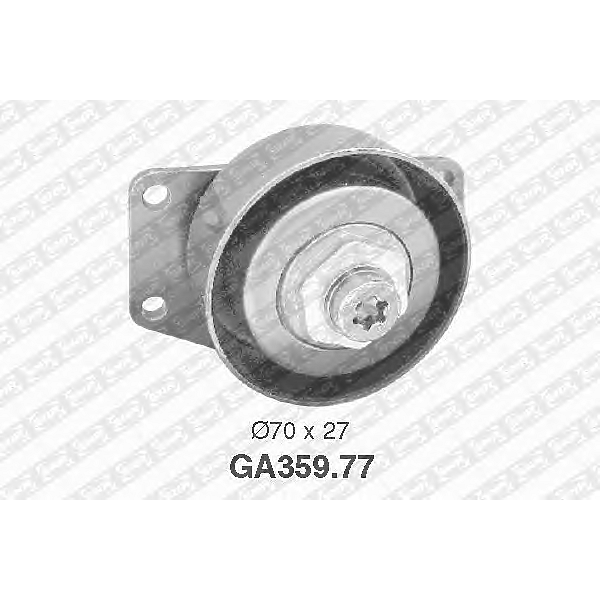 SNR GA359.77 (0000575150 / 0340596SX / 140538) ролик натяжной pgt 206 1.1i-1.6i 98- (генератор)