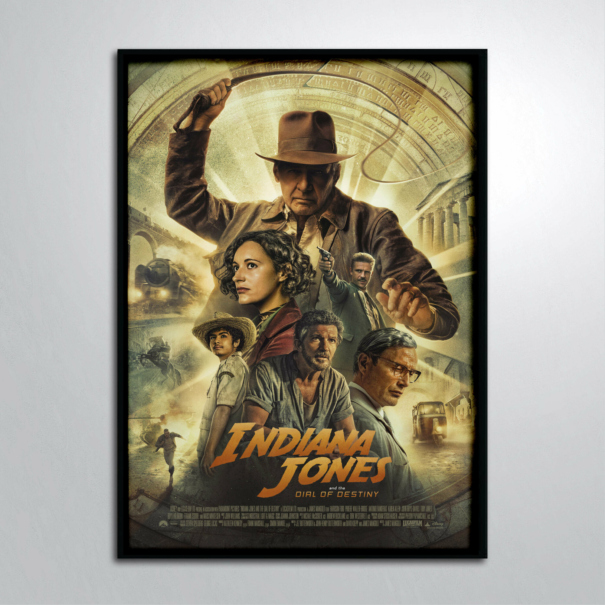 Постер без рамы/Индиана Джонс и колесо судьбы Харрисон Форд Indiana Jones and the Dial of Destiny