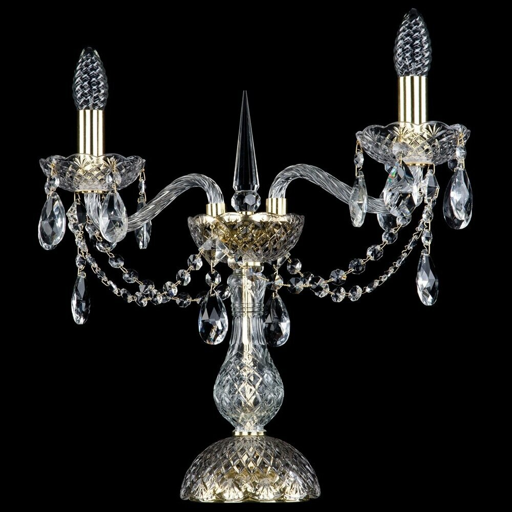 12.21.2.141-37. Gd. Sp Настольная лампа хрустальная Bohemia Art Classic