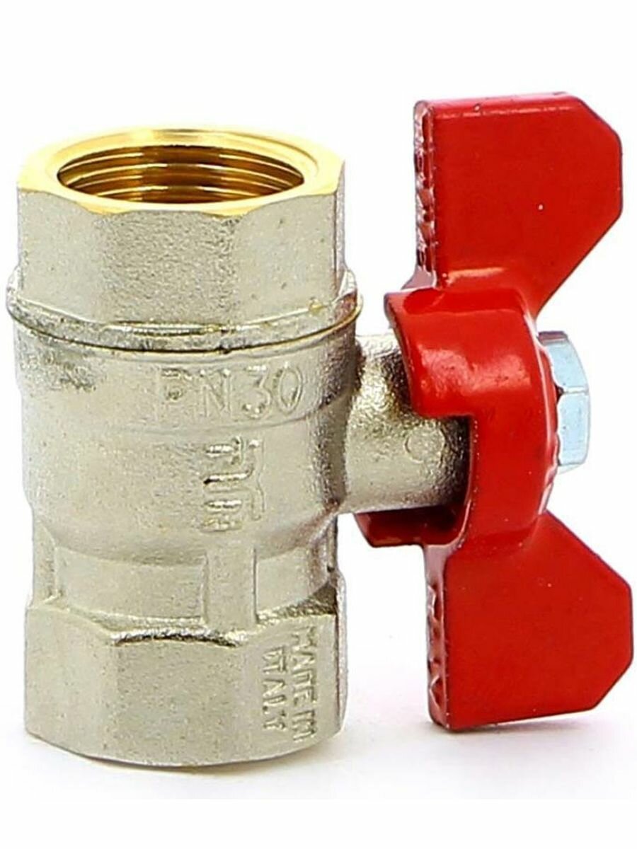 Tiemme Кран MISTRAL 1/2" ВВ бабочка 2360002(2370R2804)