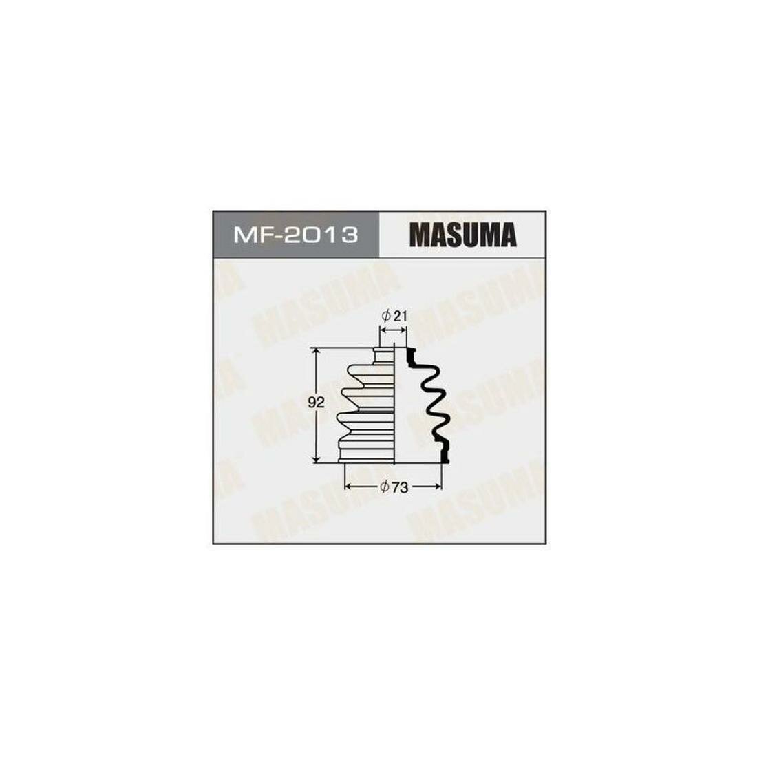 Пыльник шрус для автомобилей Masuma MF2013 (запчасти и комплектующие)