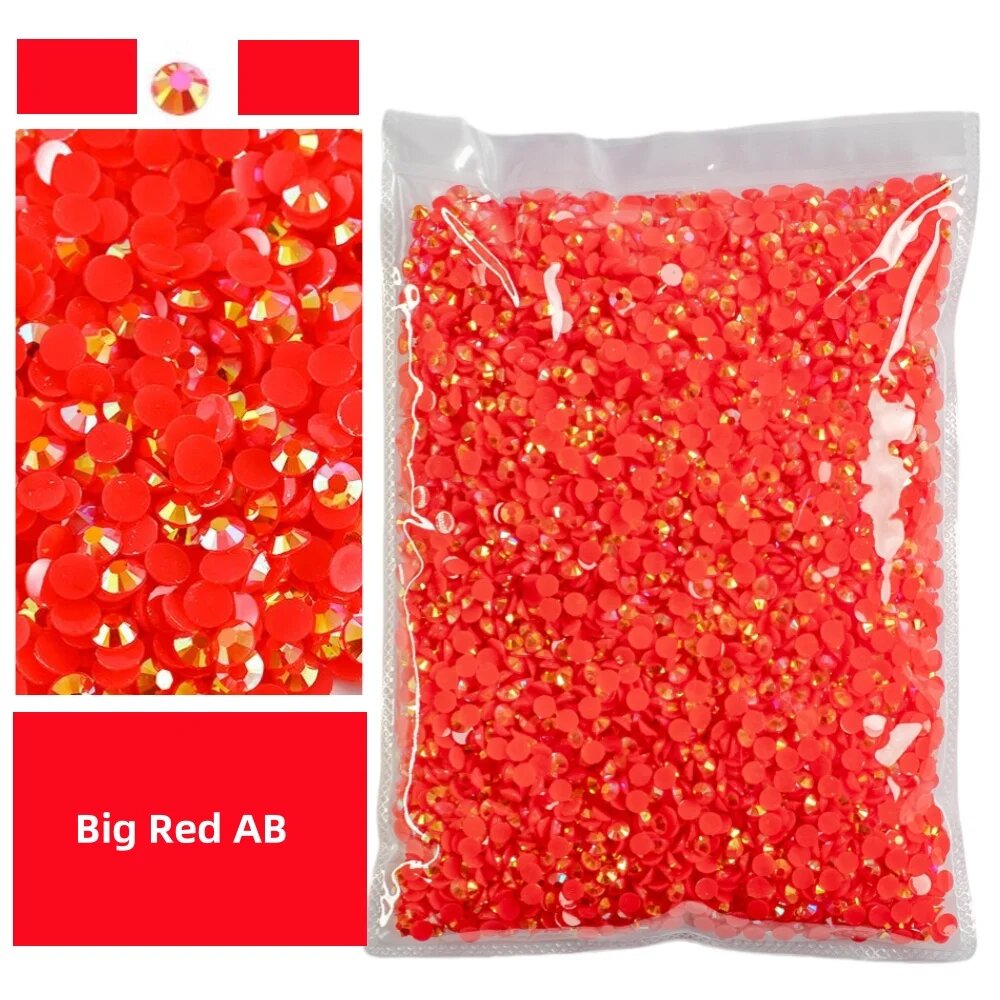 Красные стразы SS20(5mm) 3000шт Red AB
