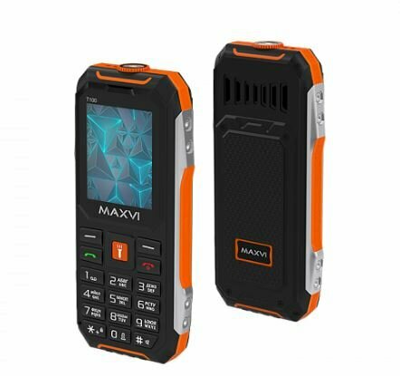Сотовый телефон MAXVI T100 оранжевый