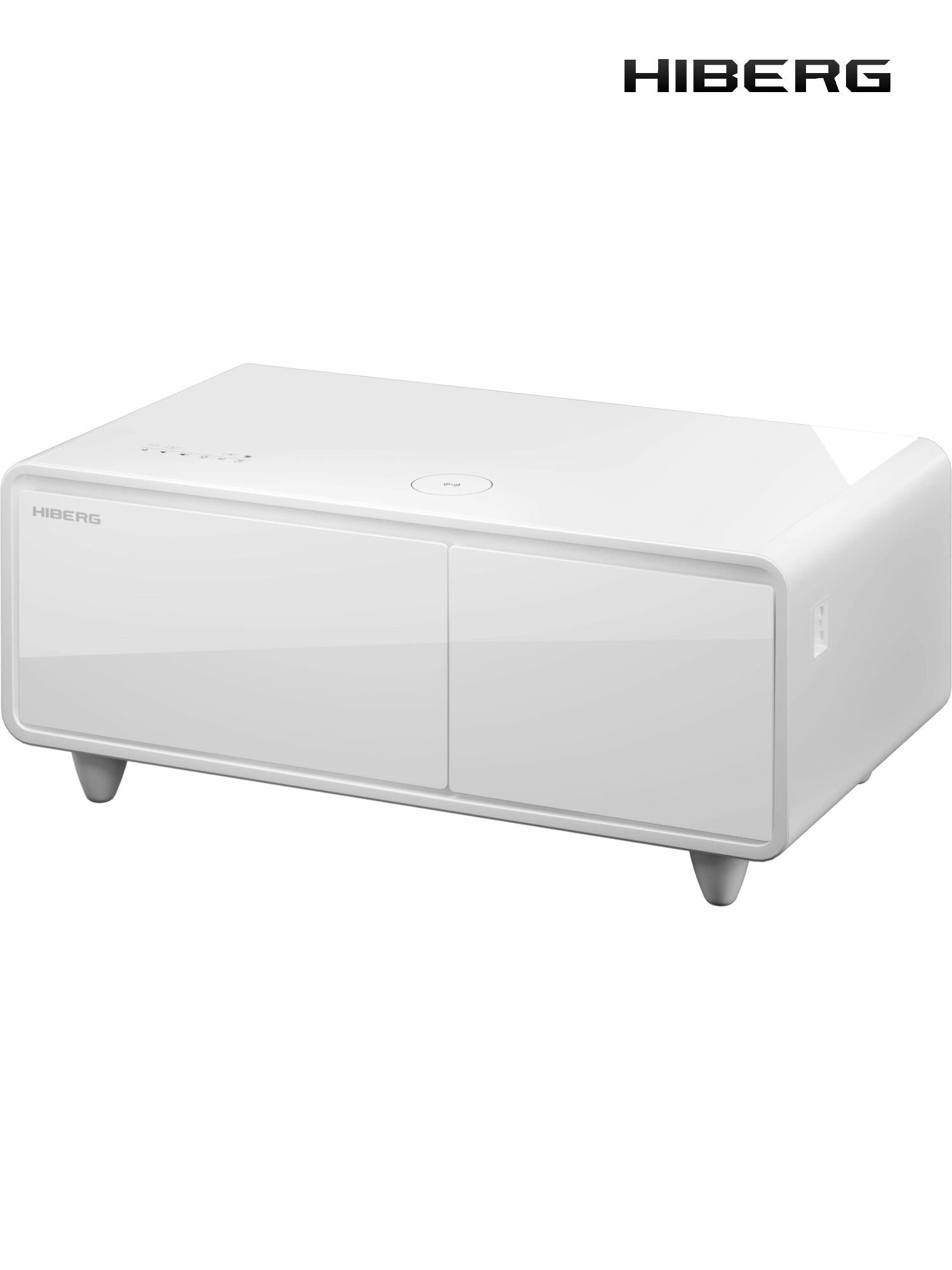 Умный барный холодильник 105.5*58.5*46 HIBERG X2 FW с функциями музыкального центра и зарядной станции