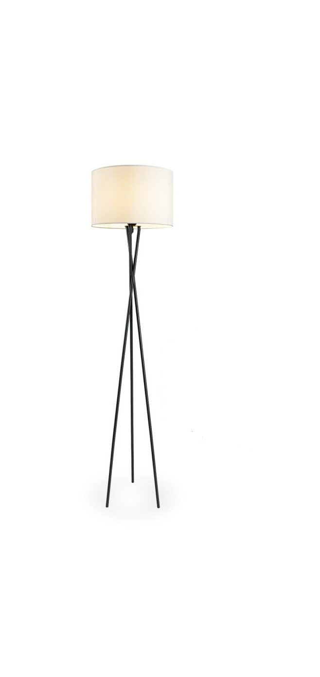 Светильник напольный IN HOME ТНО 04-Е27-NB 230В, черный, бежевый