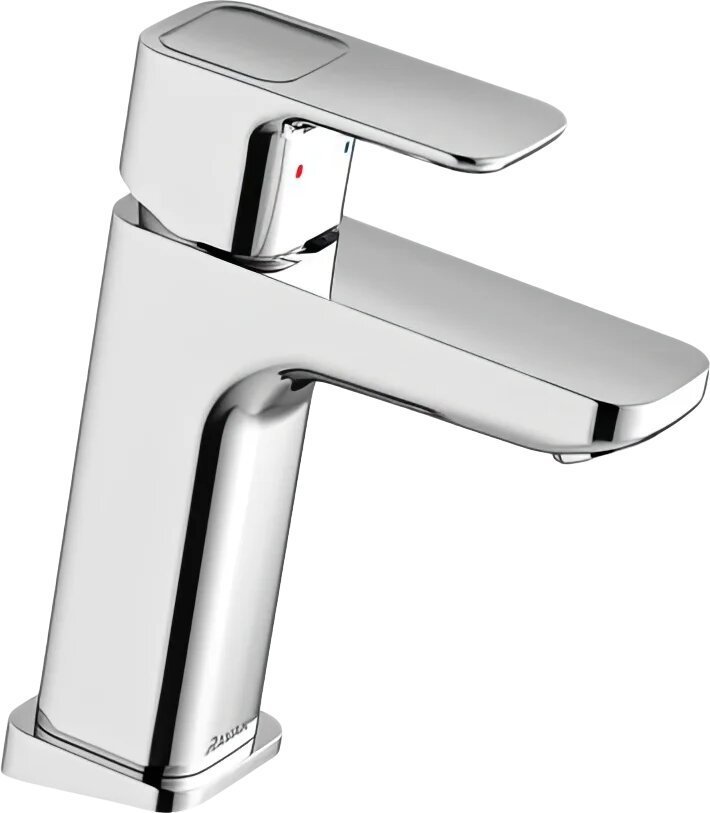 Смеситель для раковины Ravak 10° TD 013.00 хром, глянцевый, кран для ванной в раковину, из латуни, рычажный, с керамическим картриджем, с донным клапаном