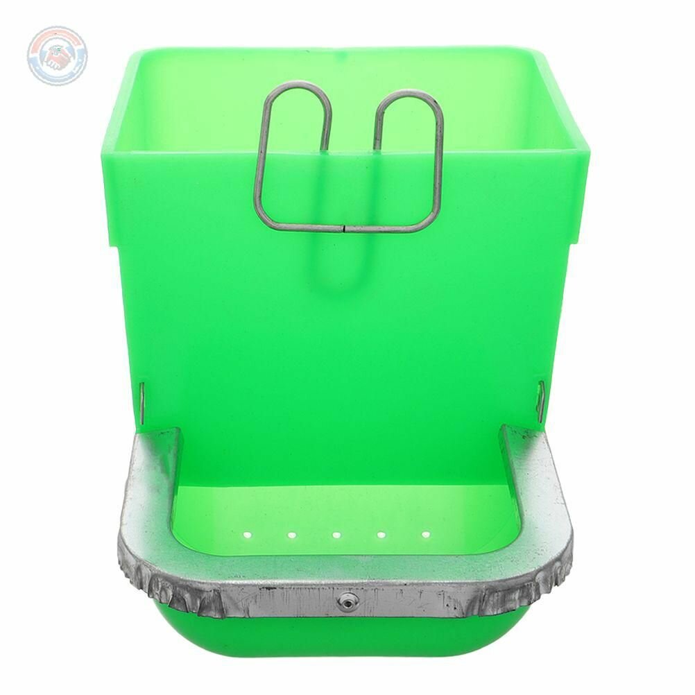 Автономная кормушка для кроликов и грызунов с антипроливной системой большой емкости легко моется подходит для клеток разведения