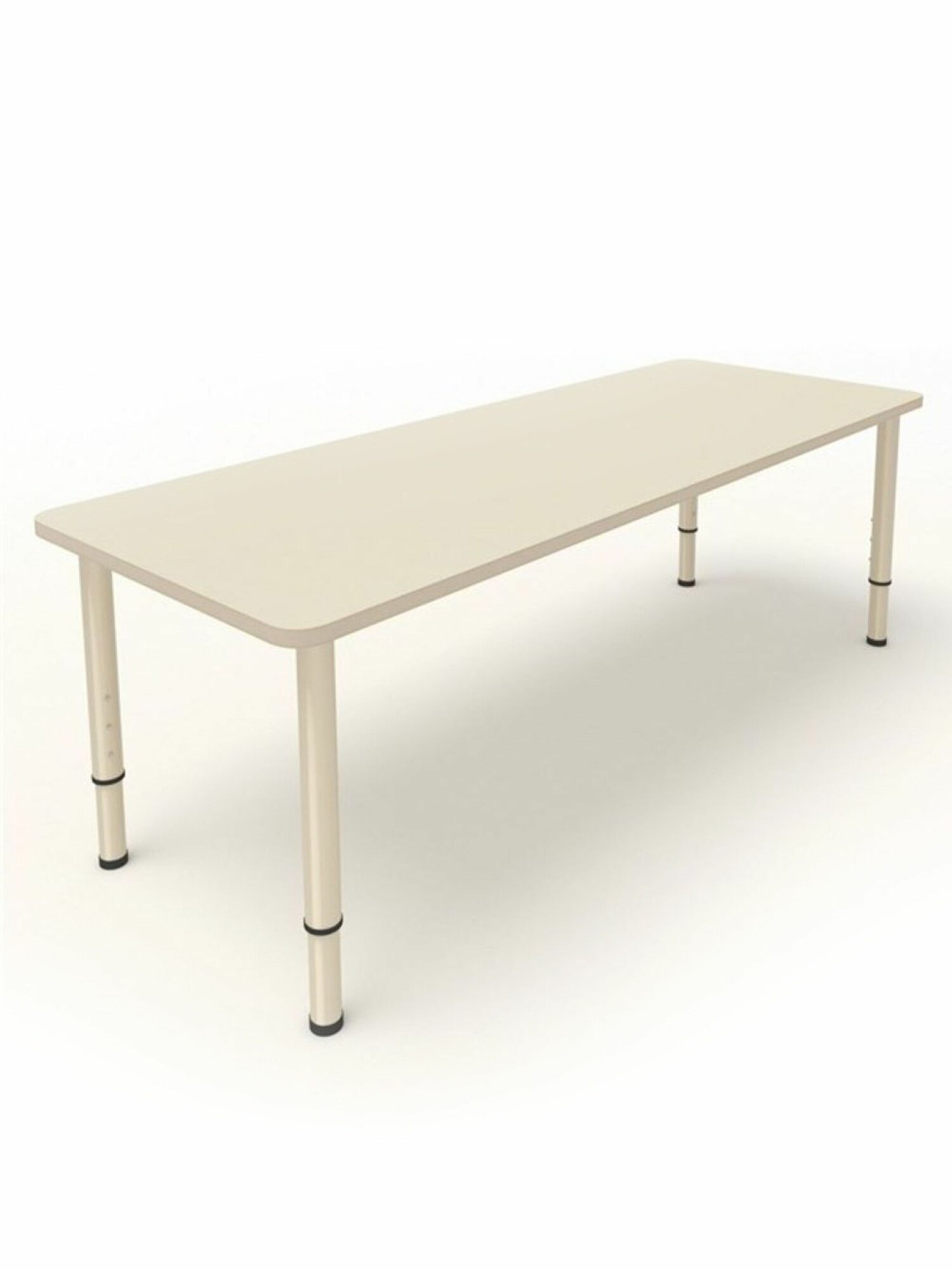 Столик детский растущий Прямоугольный ванильный