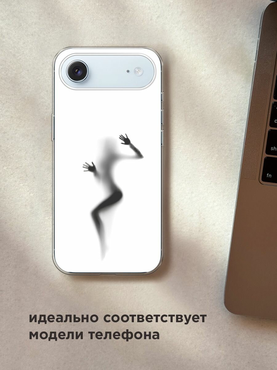 Чехол на Apple iPhone Air / Айфон Айр с принтом "Девушка в душе" — фото 1