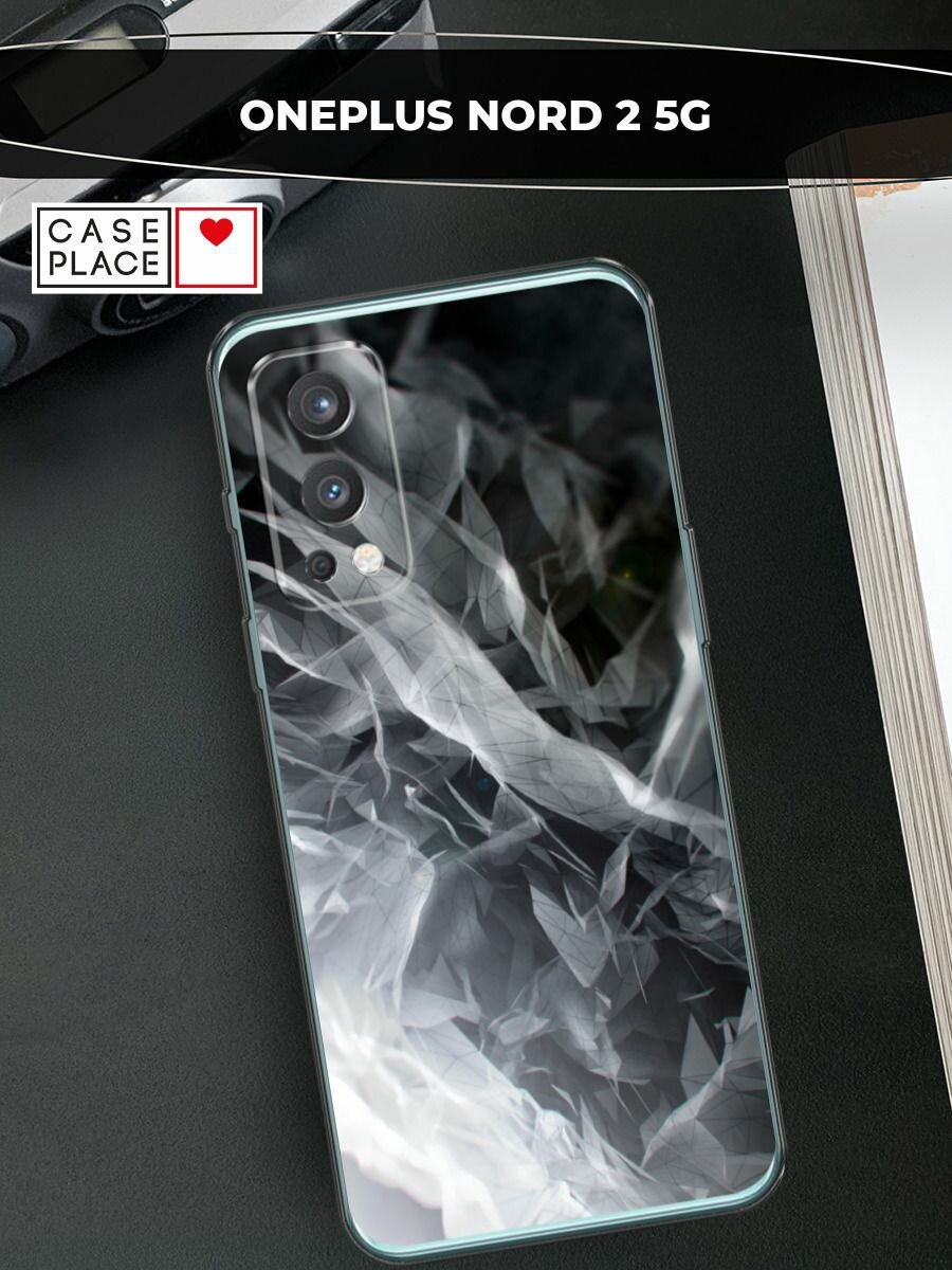 Чехол на OnePlus Nord 2 / ВанПлас Норд 2 с принтом "Абстракция 9"