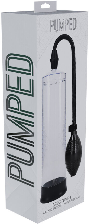 Вакуумная помпа Shots Media Basic Pump 1 Transparent, прозрачный, для увеличения пениса — фото 1