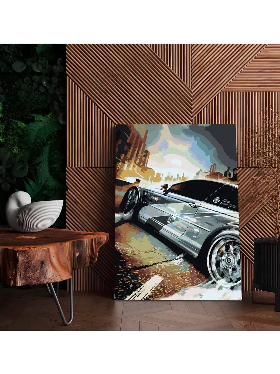 Картина по номерам BMW