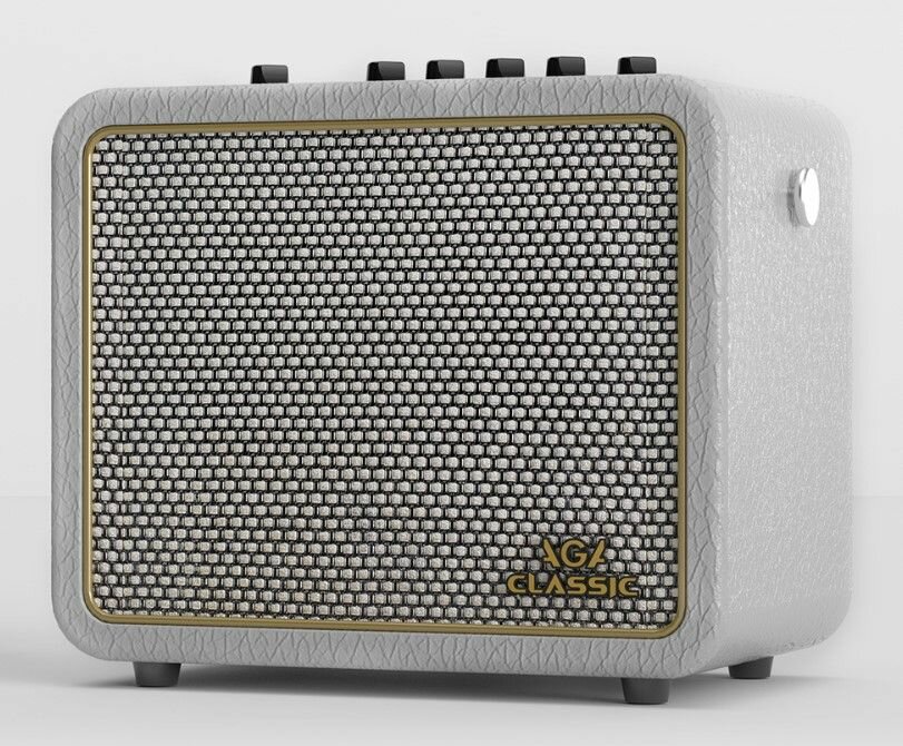 AGA-CLASSIC Гитарный комбоусилитель, 5Вт, белый, AGA