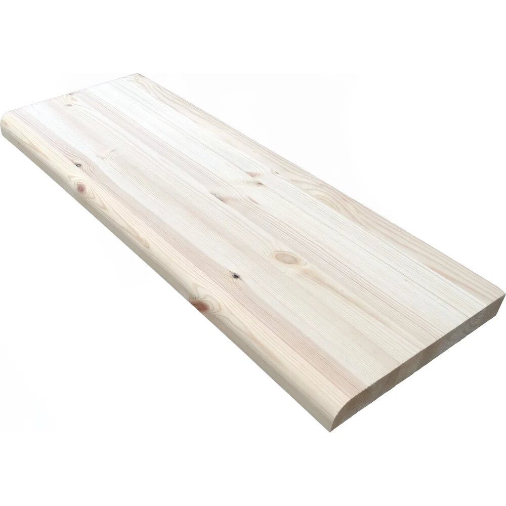 Ступень Сибирский лес, из сосны, 80x30x4 см, цвет светлое дерево