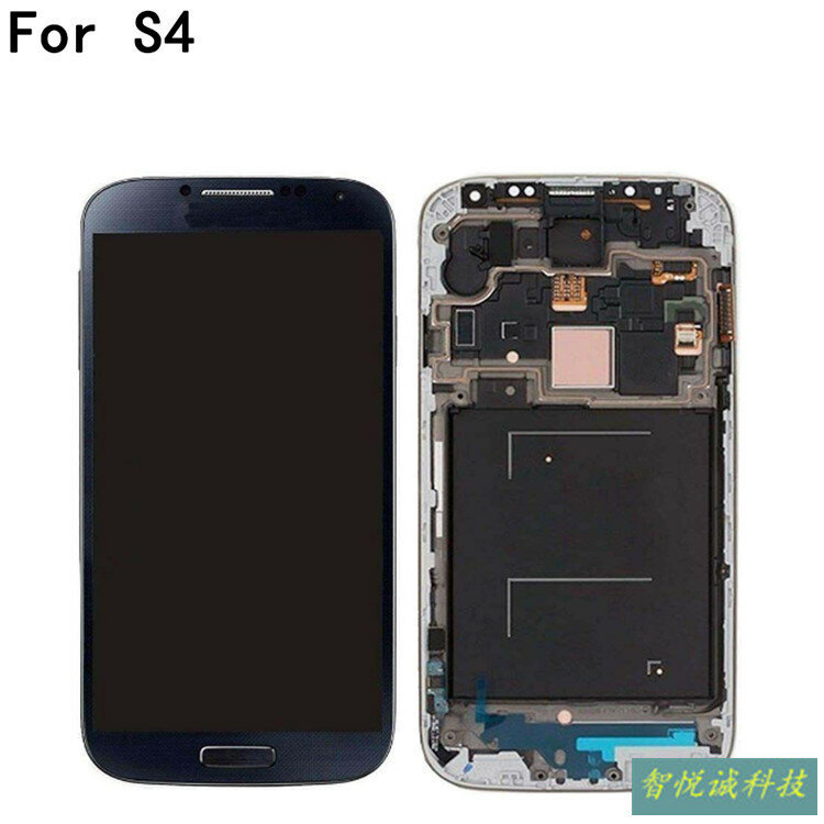 Белая сборка экрана Samsung Galaxy S4 с сенсорным дисплеем для модели I9500 замена детали оригинальное качество